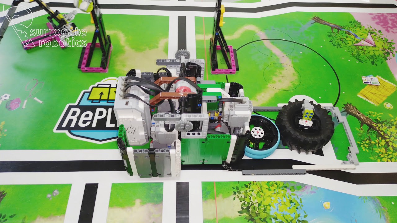 FLL RePLAY 2020 | Tire Flip Mission | 3 ways to flip tires - YouTube