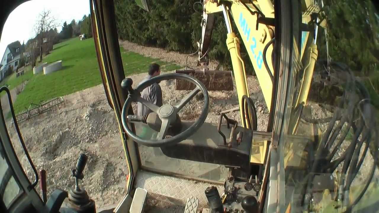 O&K MH 2.8C Mobilbagger Radbagger Bagger Liebherr CAT Terex JCB Schaeff ...