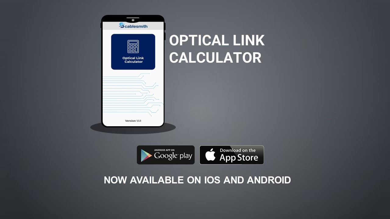 How to use cablesmith's optical link budget calculator - YouTube