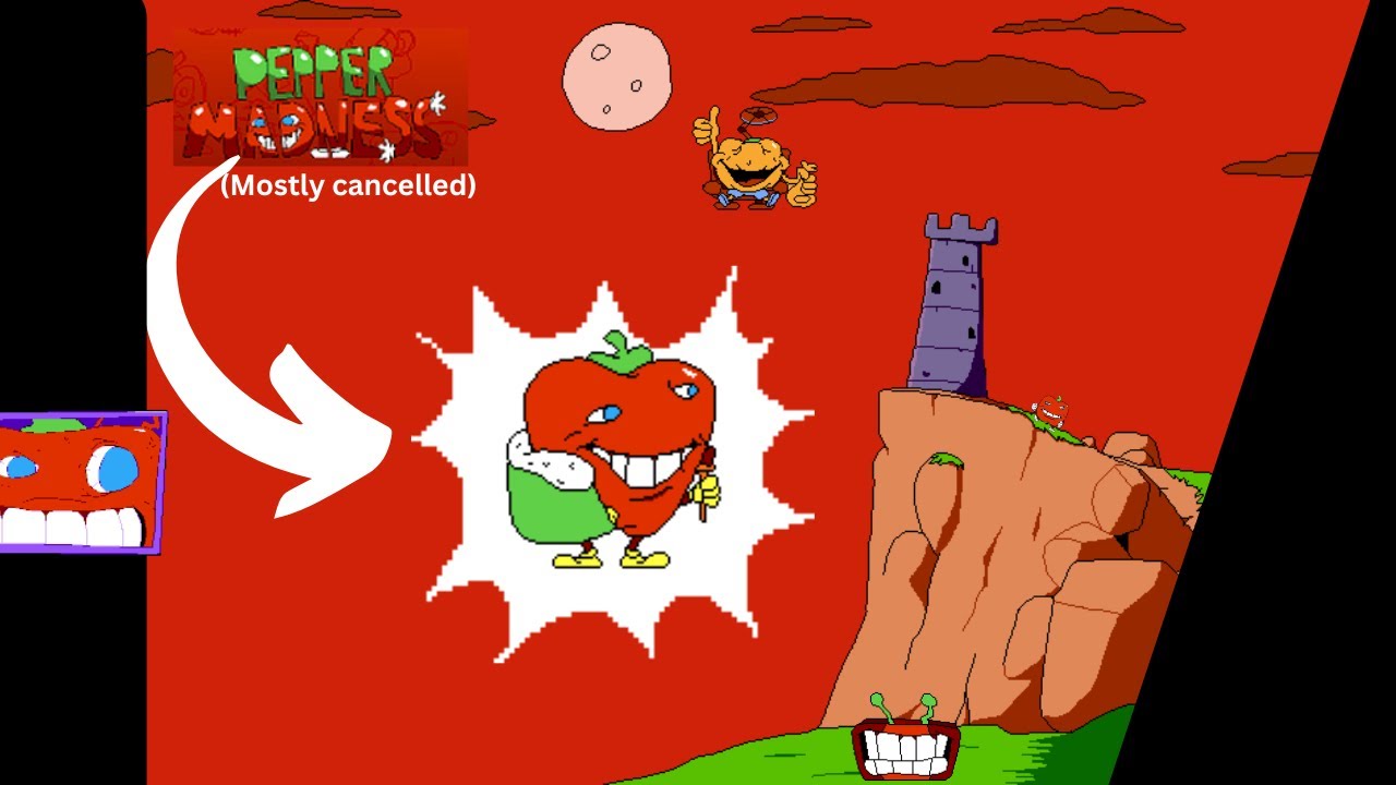 Pizza Tower Mods : Playable Pepperman 🫑Pepper Madness🫑 - YouTube