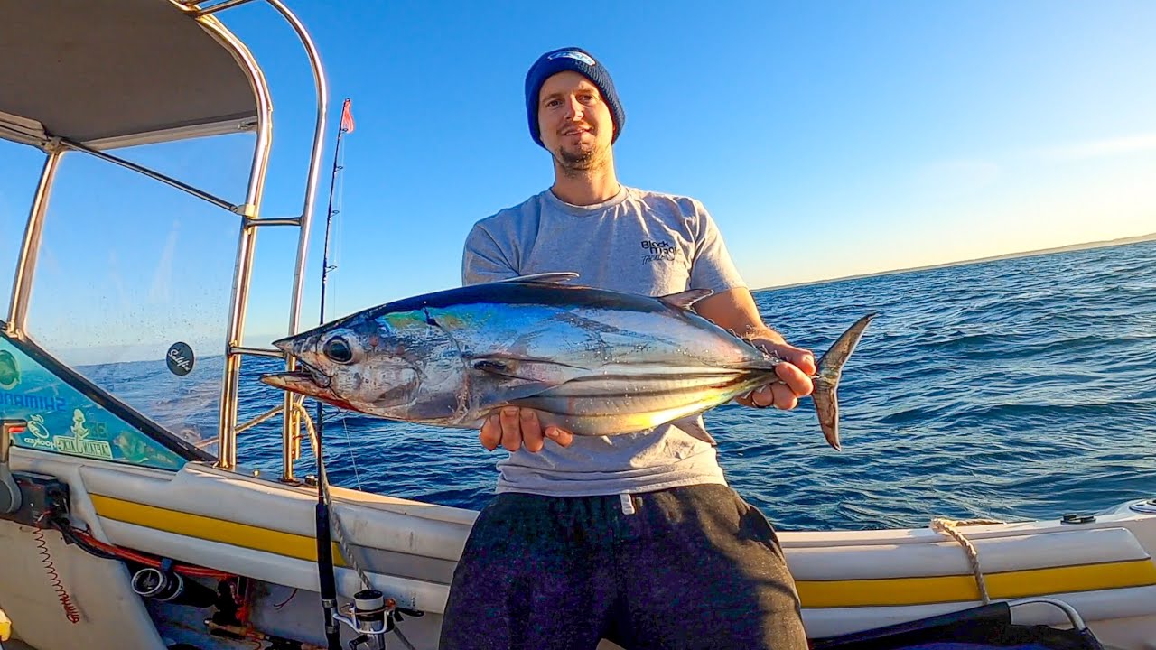 Tuna Fishing Double Hook Ups | Inshore Fishing Australia - YouTube