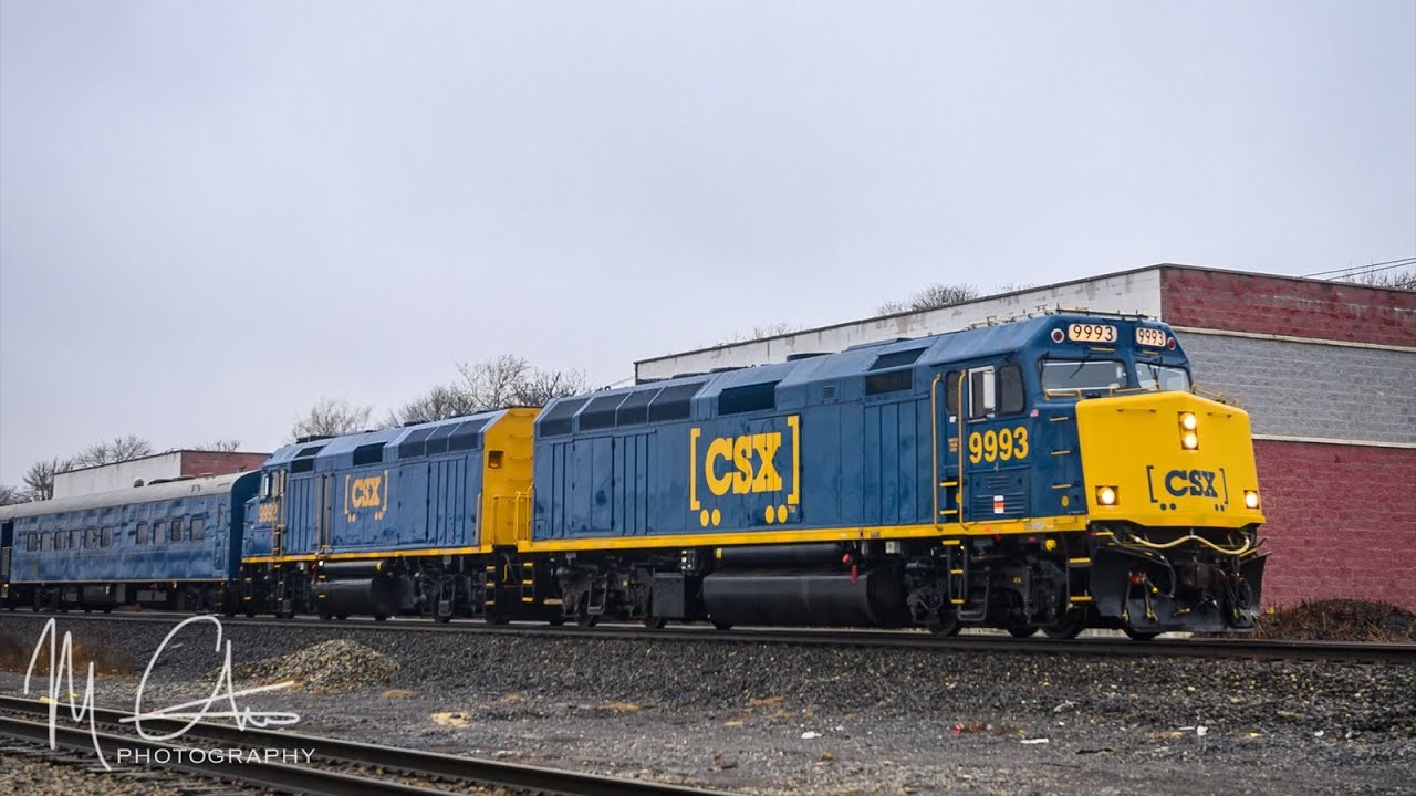 [RARE] F40’s in action | CSX Office Car Special P901-06 at Ridgefield ...