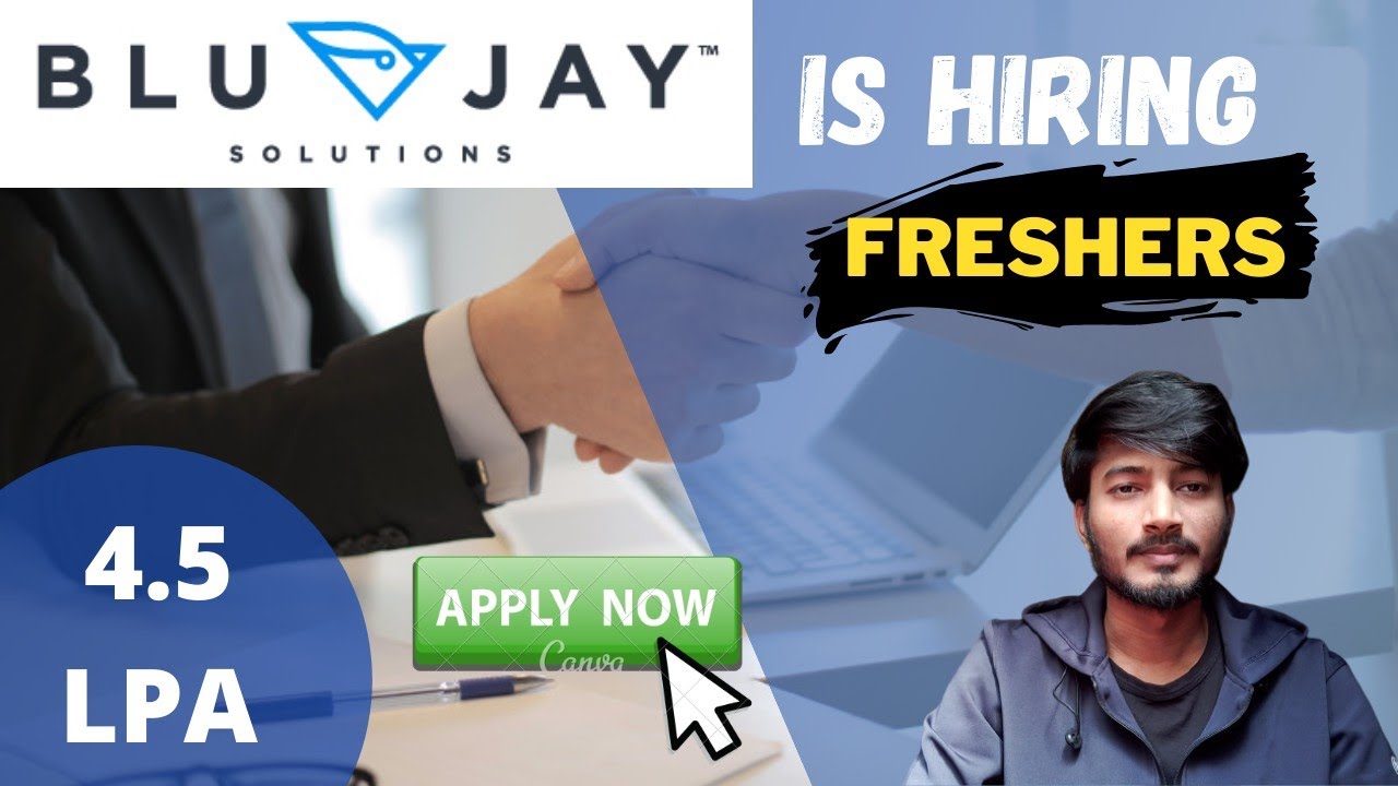 job openings for freshers 2021 | Blu jay solutions is hiring | 4.5 LPA | apply now - YouTube