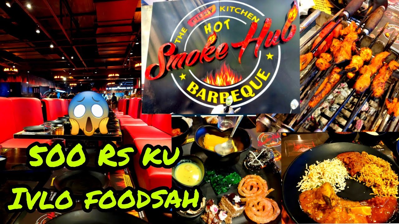 Smoke hub Barbeque||Just 500 ku ivlo dishesah😱||Smoke hub T nagar ...