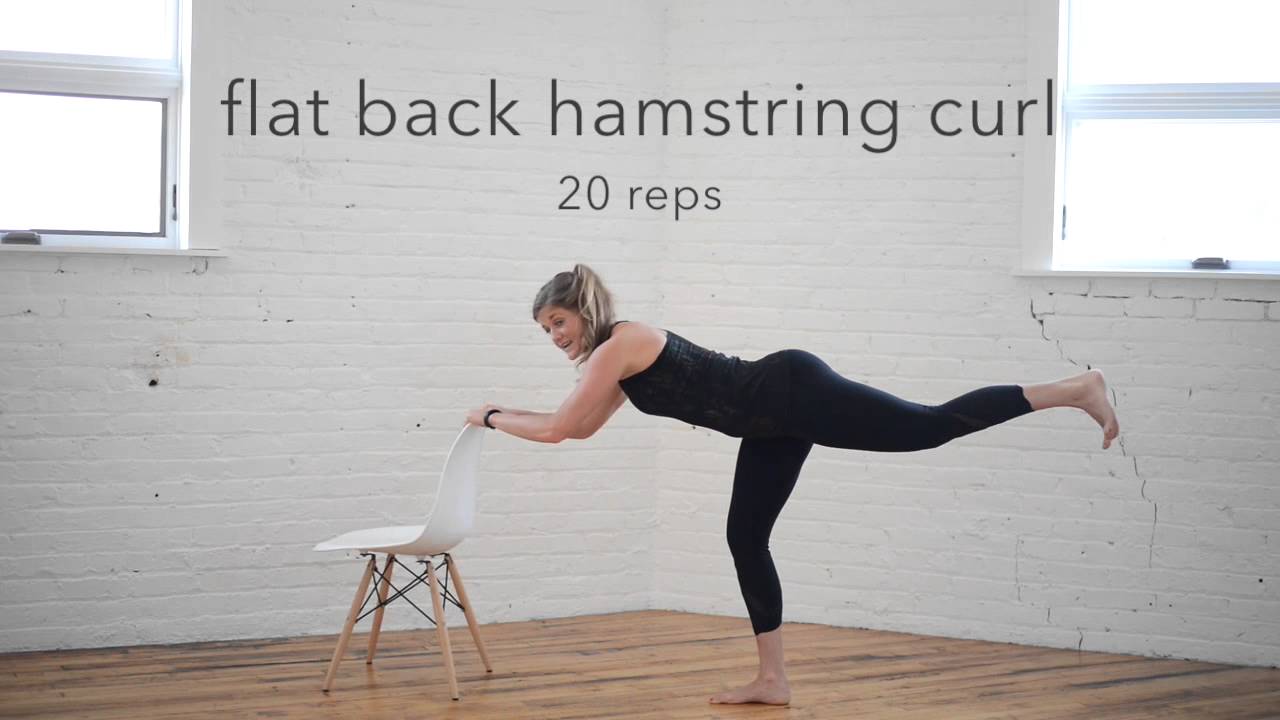 barre buns + thighs home workout - YouTube