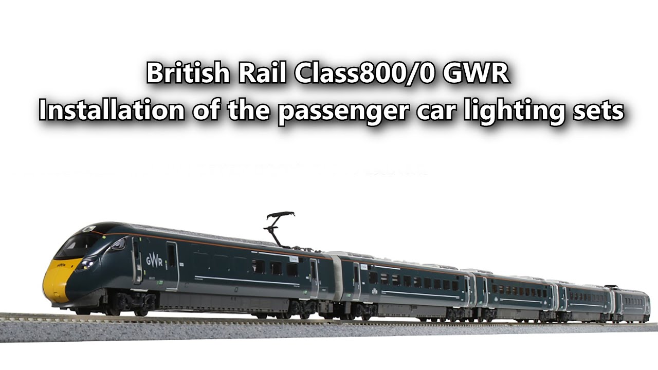 British Rail Class800/0 GWR Installation of the passenger car lighting ...