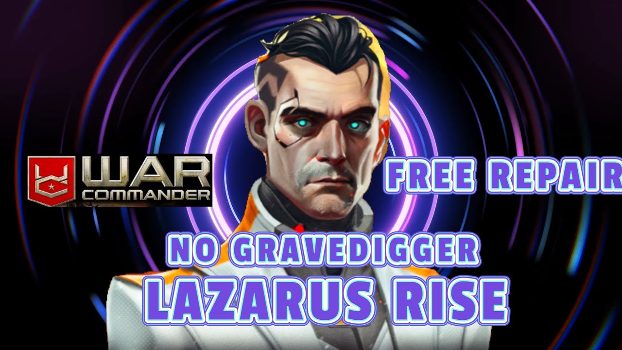 WAR COMMANDER - COMMANDER BASE 1& 2 FREE REPAIR( NO GRAVEDIGGER) - YouTube