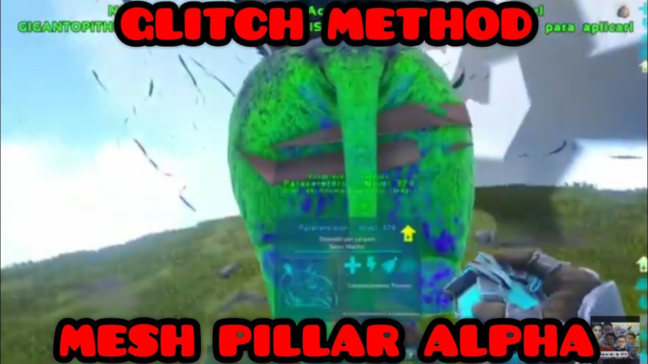 GLITCH MESH ALPHA PILLAR GENESIS#1[MESHER PROFIT] ARK SURVIVAL EVOLVED ...
