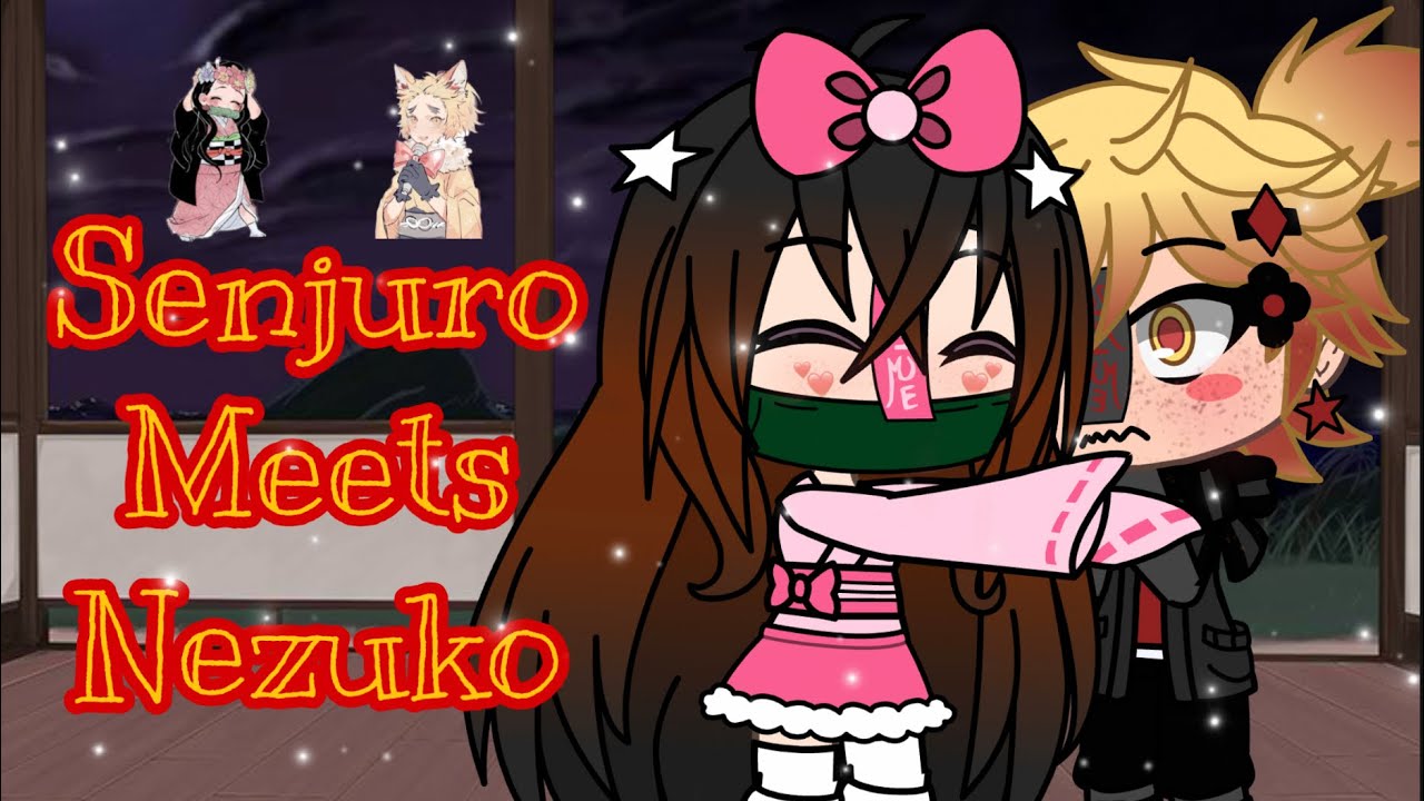 Senjuro Meets Nezuko || Demon Slayer || Gacha Life - YouTube