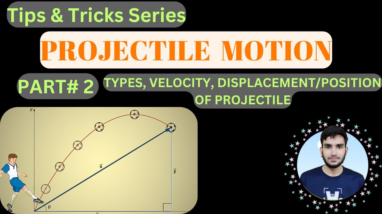 Types, Velocity, Displacement/Position of Projectile Motion. - YouTube
