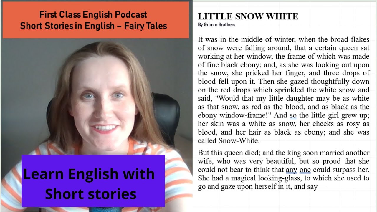 LITTLE SNOW WHITE - Short stories in English - YouTube