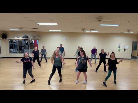 Beach Chair Line Dance Front Demo - YouTube