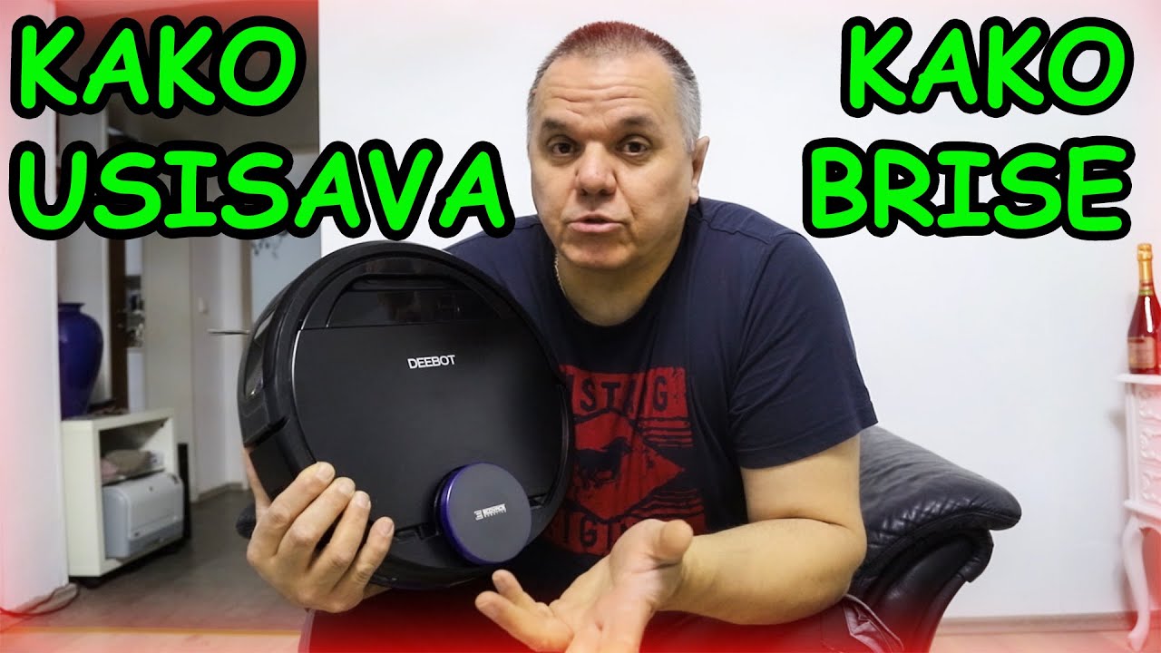Kako usisava i brise robotski usisivac? - YouTube