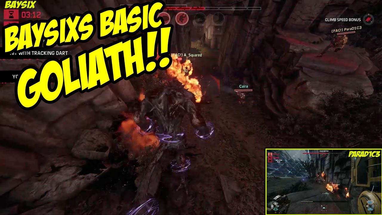 BAYSIXS BASIC GOLIATH - [Evolve PvP] - YouTube