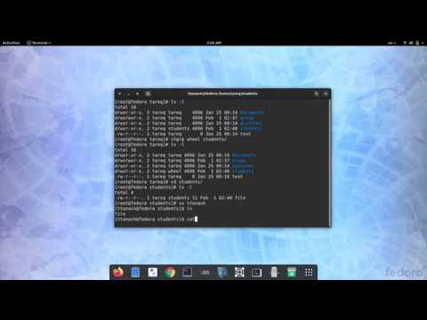 Linux groups management اداره المجموعات باللينكس - YouTube