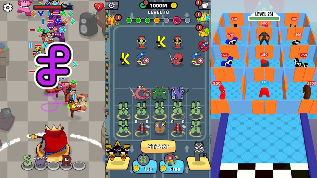 Alphabet Lore But Transformed vs Merge Alphabet 2D Fusion Fight vs ...