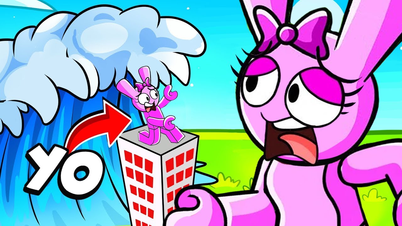 PINKI de INCREDIBOX SPRUNKI SOBREVIVE a DESASTRES NATURALES en ROBLOX ...