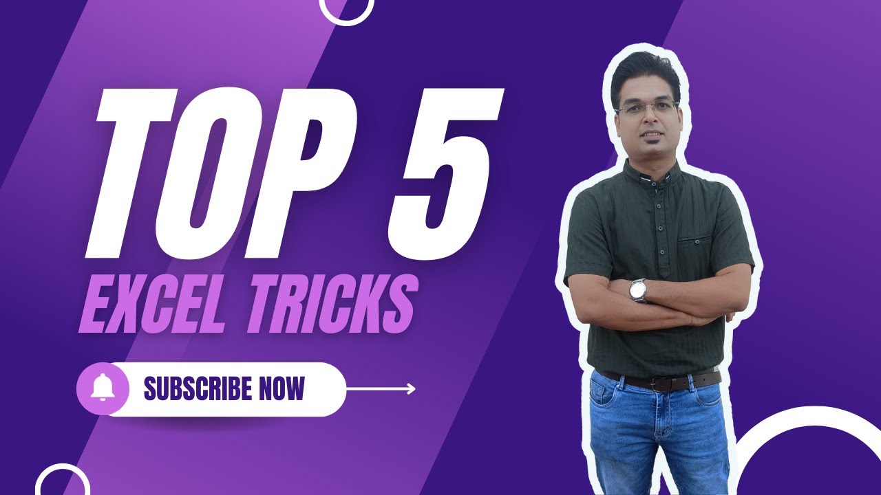Top 5 Excel Tricks | Increase your Productivity | 101 best excel tips ...