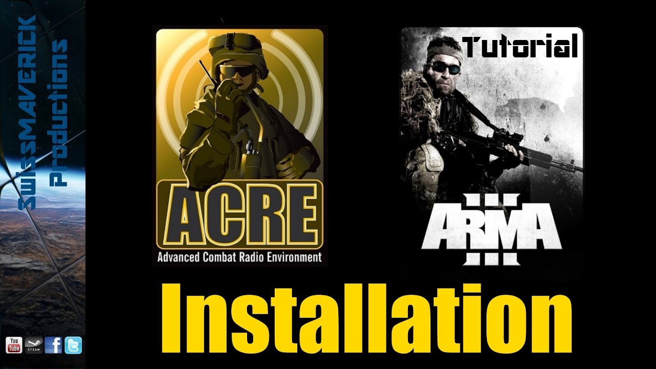 ARMA 3 - @ACRE Mod Installation [Tutorial] - YouTube