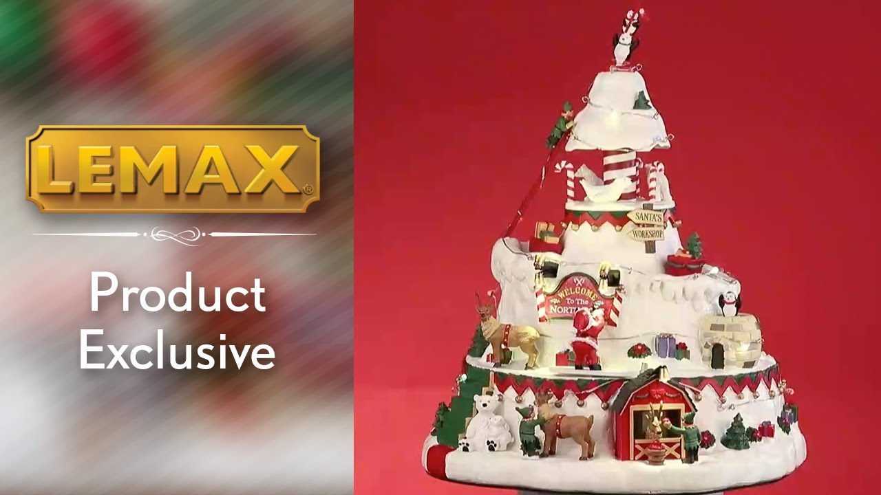 Lemax North Pole Tower - SKU #84348 - YouTube