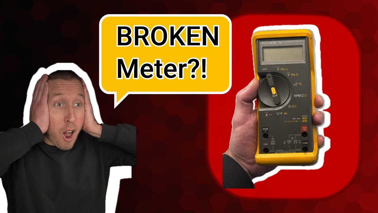 FLUKE 78 - Automotive Meter Repair - YouTube