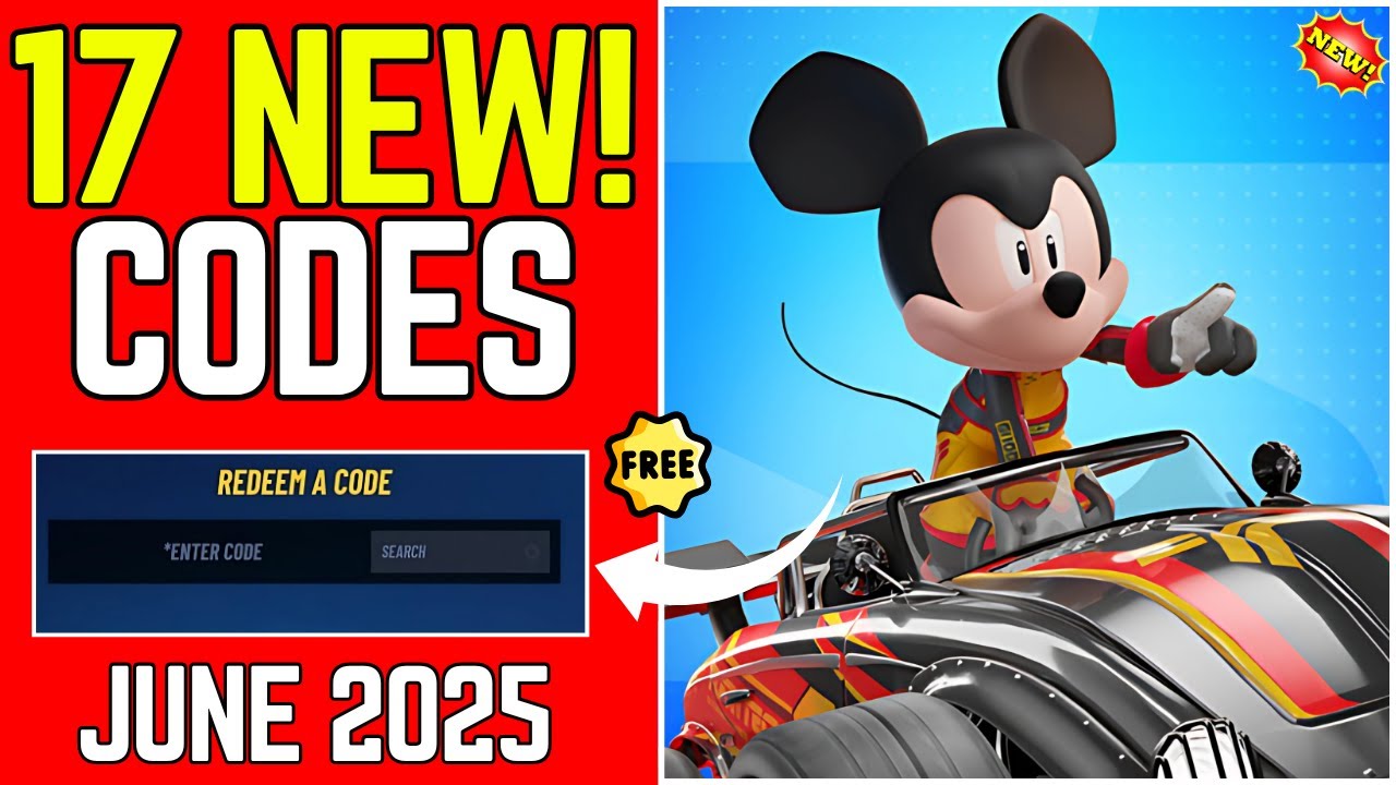 Update⚡Disney Speedstorm Codes 2025 - Huge Reward - New Disney ...
