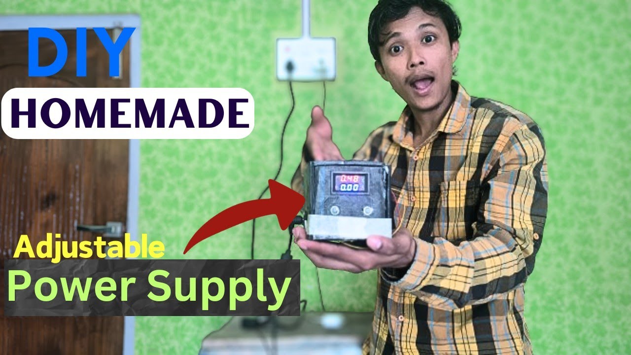 DIY Homemade Adjustable Power Supply | Linear PUS | in Hindi - YouTube