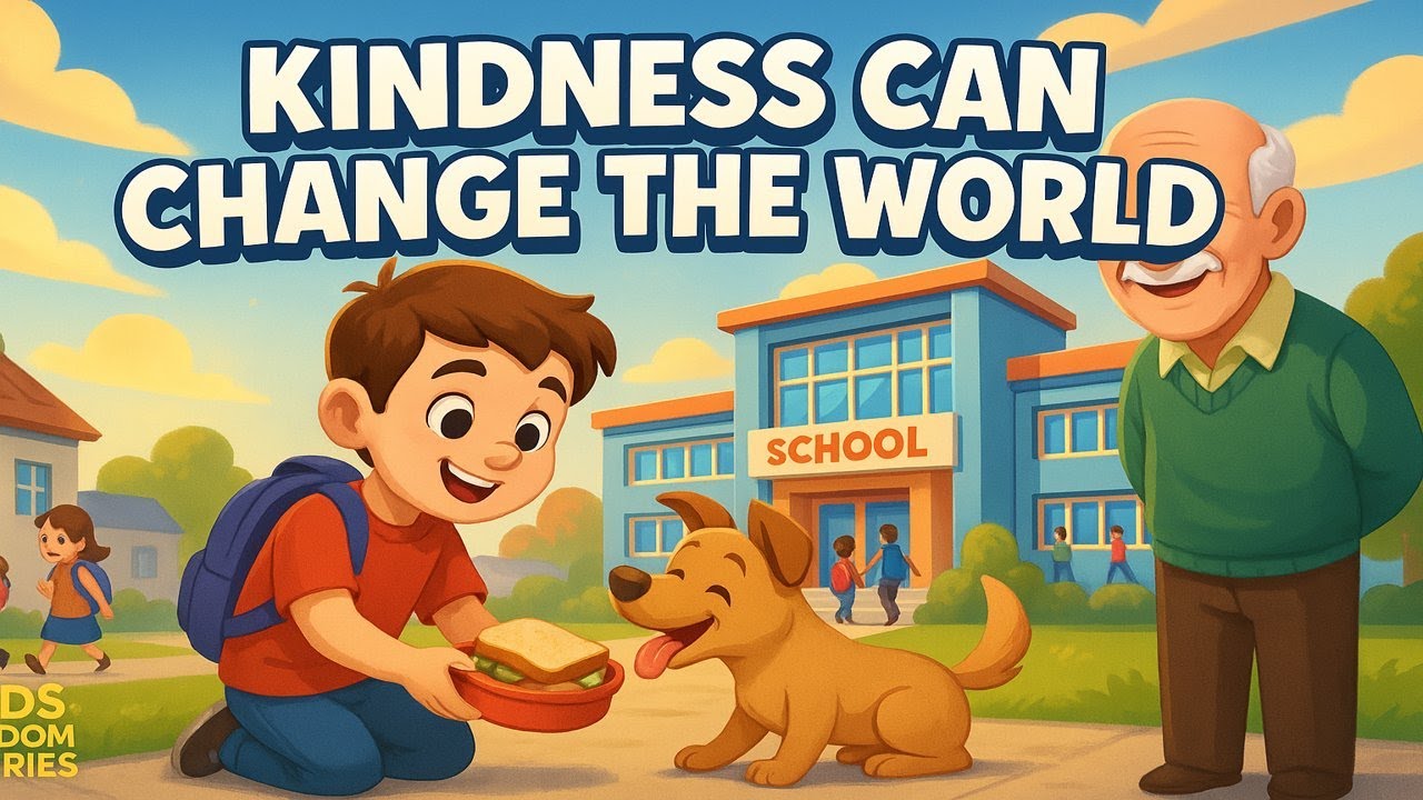 Kindness Story for Kids | Dog, Boy & School Chain #disney #moralstories ...