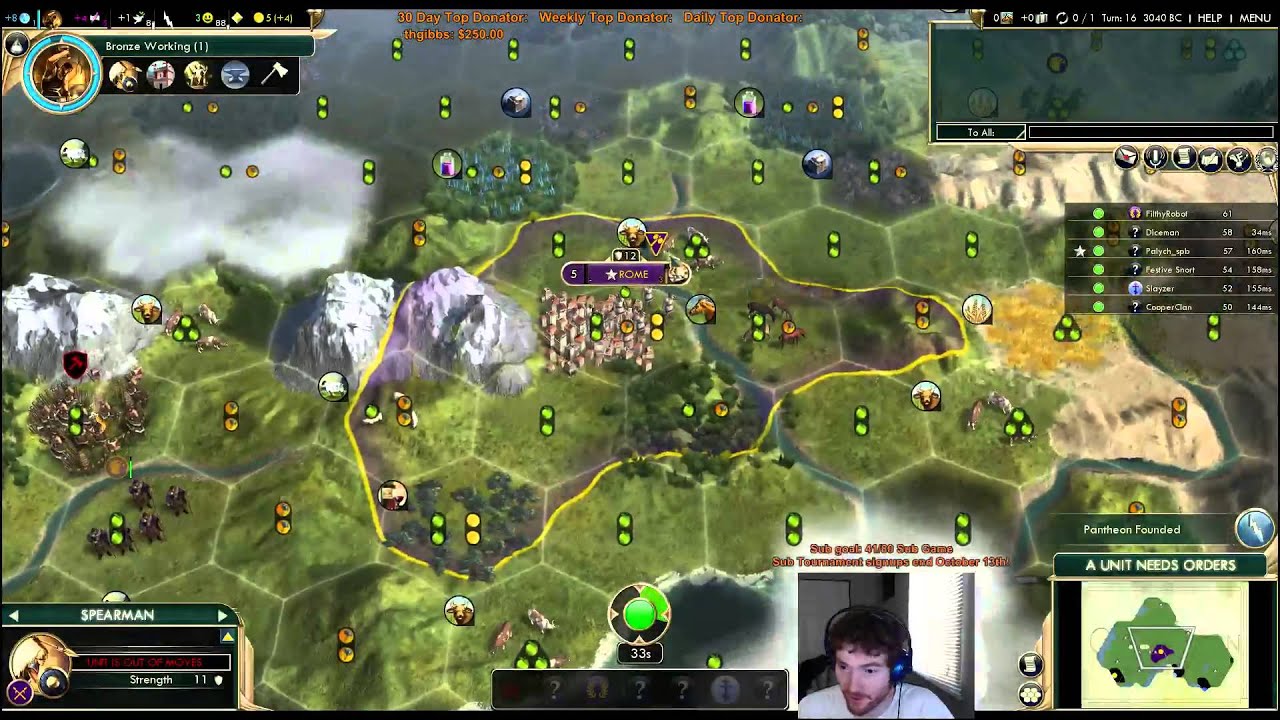 Game 253: Rome Part 1 - YouTube