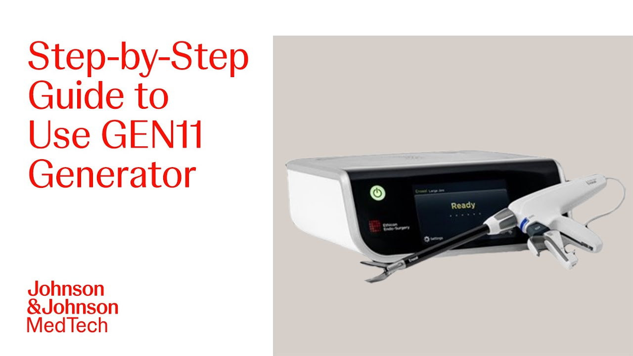 How To Use GEN11 Generator for HARMONIC and ENSEAL Devices | J&J ...