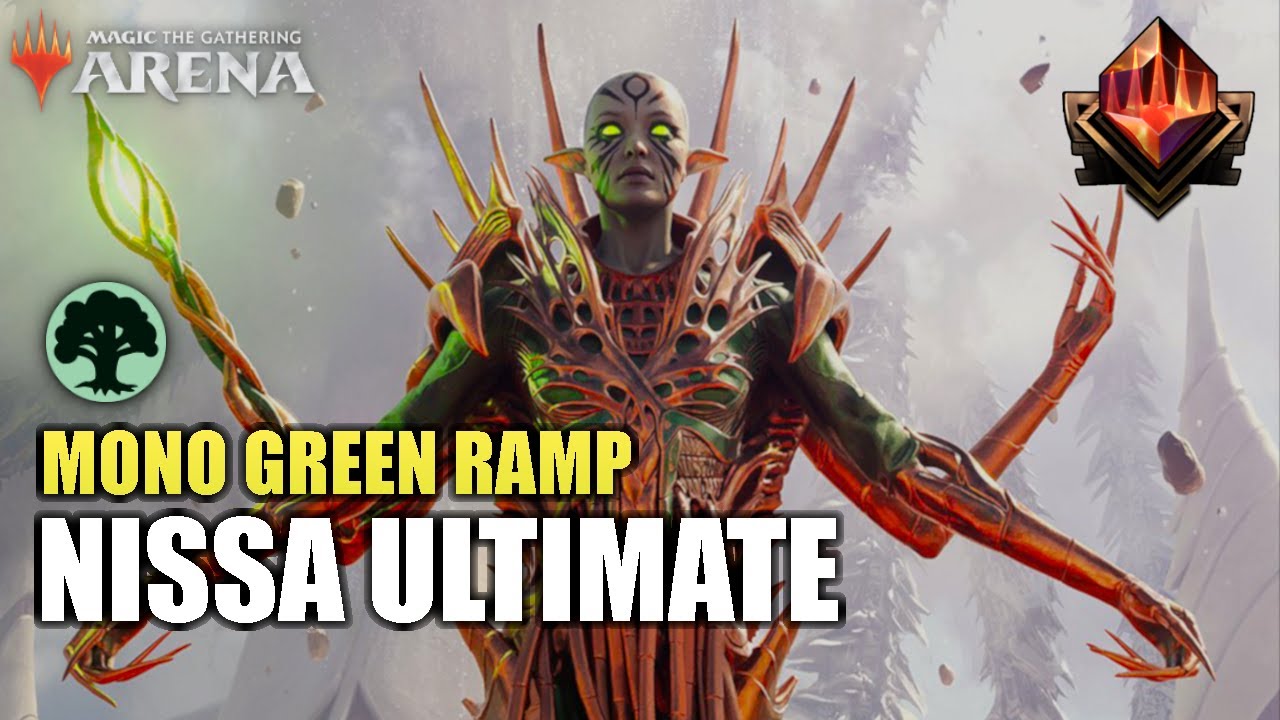 🌲MONO GREEN RAMP! TOP 1000# Nissa Ultimate for the win | Mythic ...