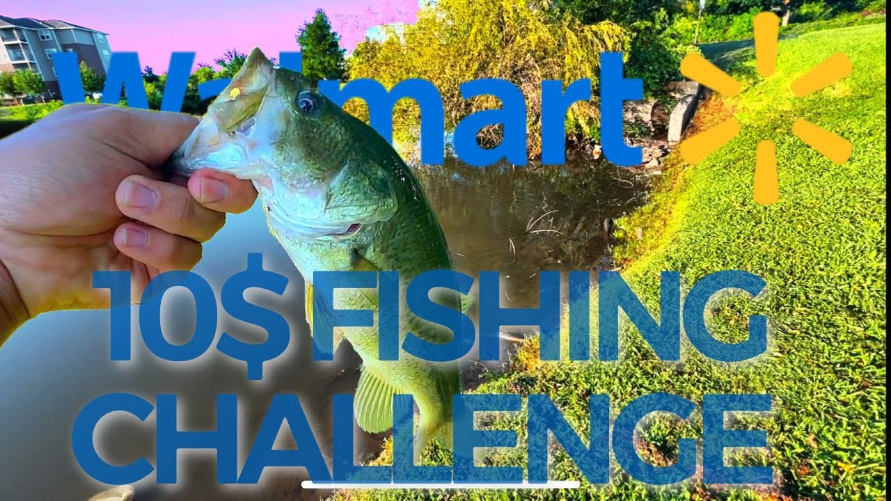 10$ WALMART FISHING CHALLENGE!!! - YouTube