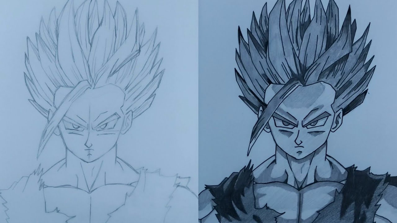 How To Draw | Gohan ssj2 | Dragon Ball - YouTube