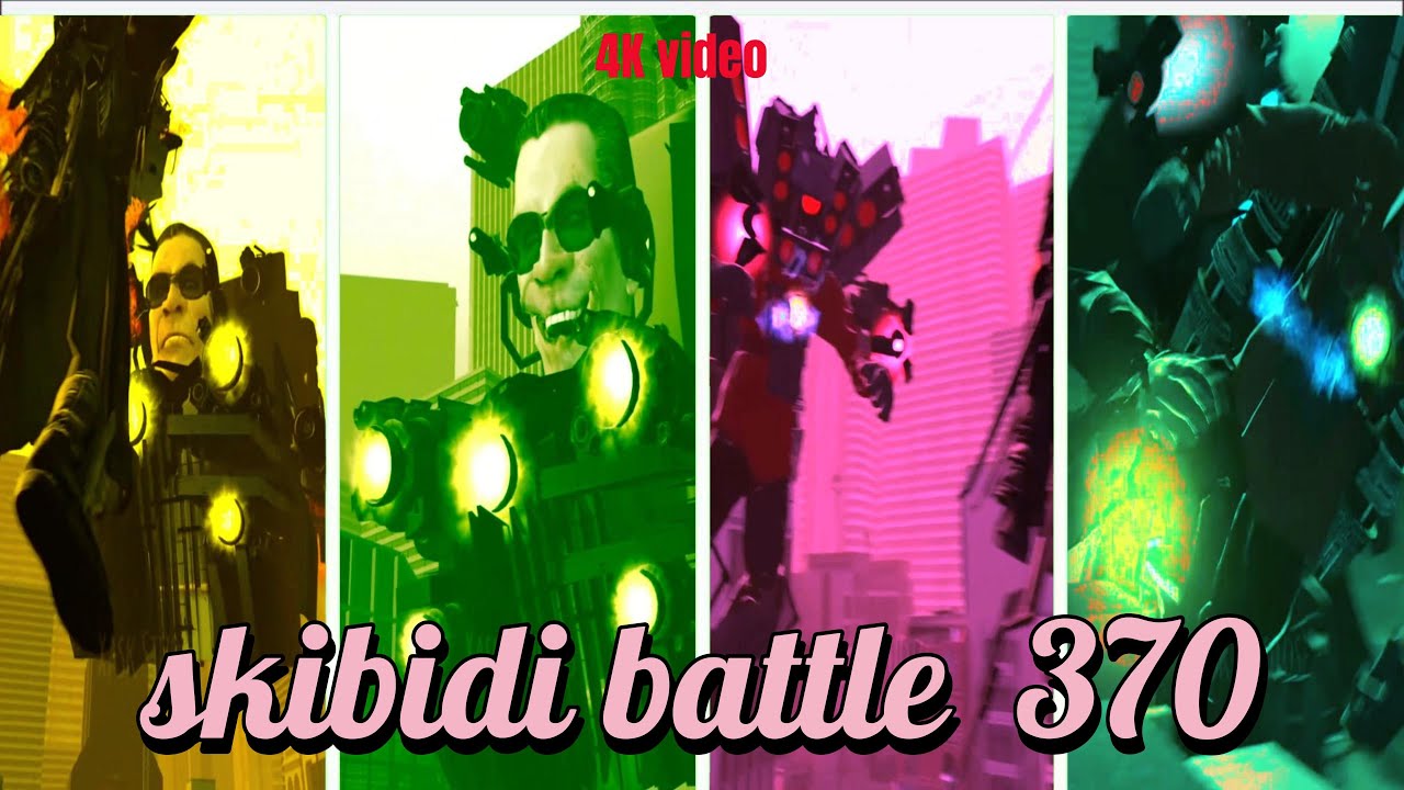 The Most EPIC Skibidi Battle 370 EVER Created #skibiditoilet #4k60fps ...