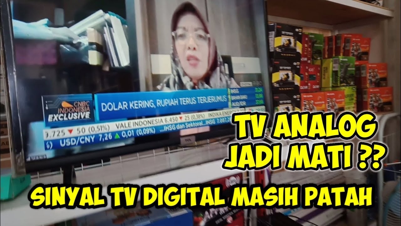 menjelang ASO sinyal tv digital patah patah pakai set top box - YouTube