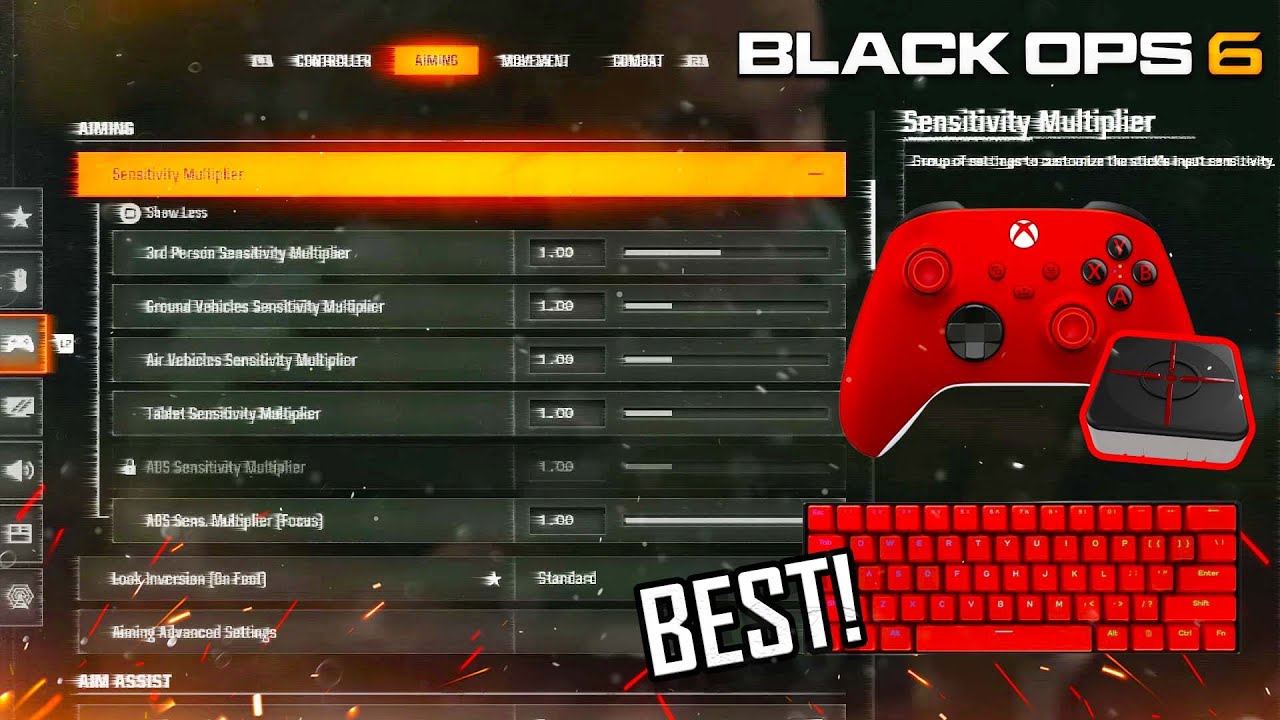 *BEST* Black Ops 6 Settings for Extra Sticky Aim Assist and No Recoil ...