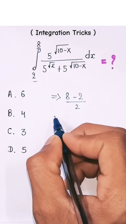 Integration Tricks For Definite Integral #shorts #integration - YouTube