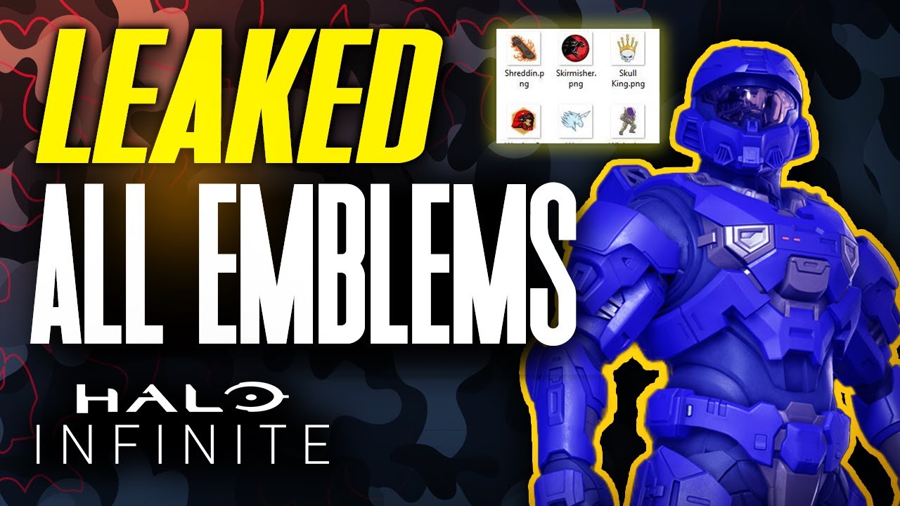 Halo Infinite ALL EMBLEMS LEAKED (Exclusive) - YouTube