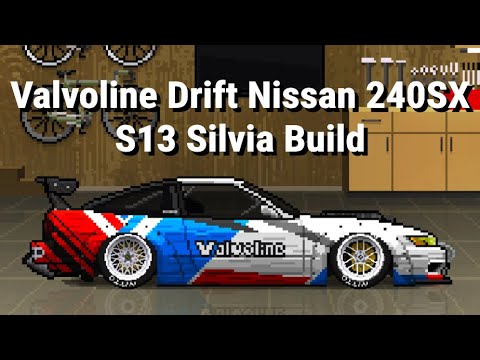 Valvoline Drift Nissan 240SX S13 Silvia Sileighty Build in Pixel Car ...