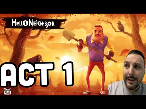 Hello Neighbor Walkthrough Gameplay PS5 Part 1 - Act 1