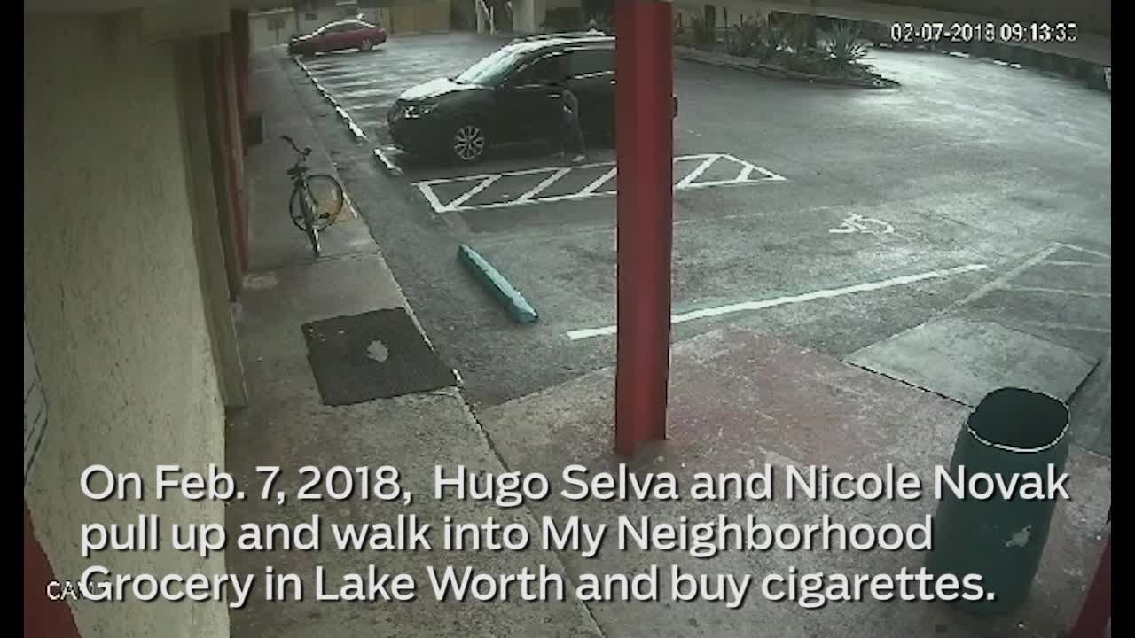 Surveillance video: Outside the market where Hugo Selva shoots his ...