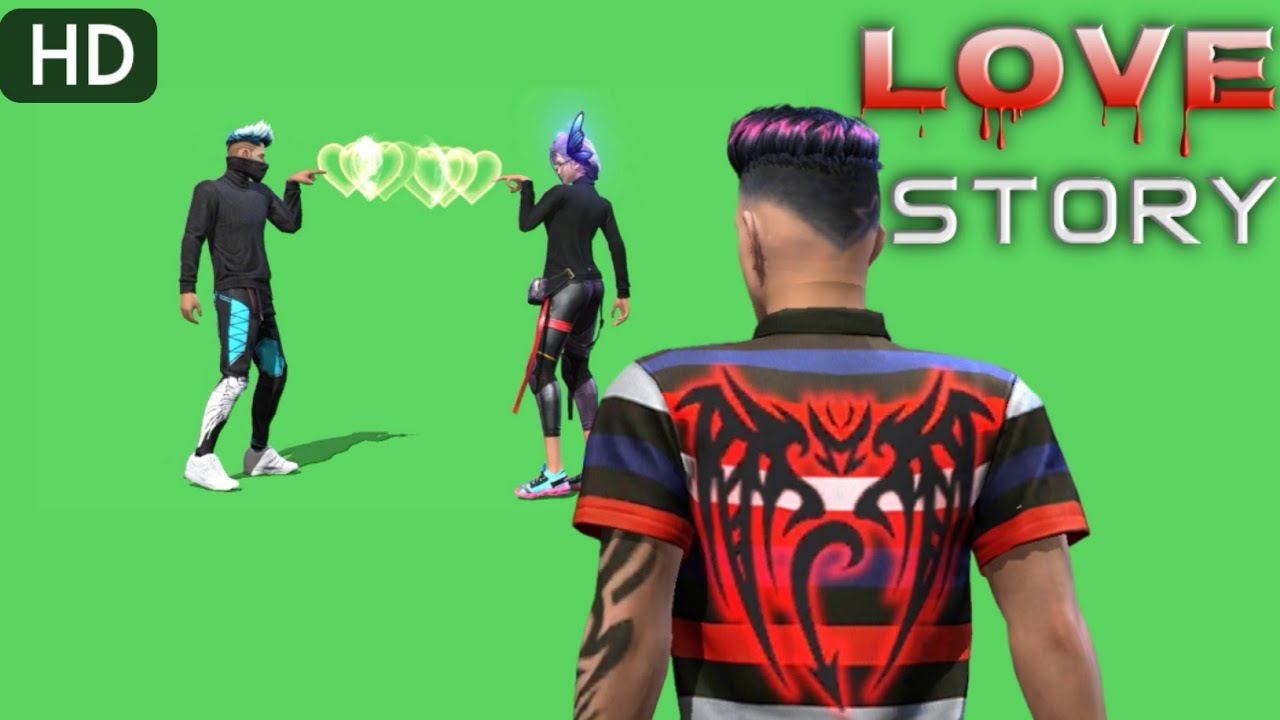 Free Fire Green screen Broken Love Story | FF Green Screen Video ...