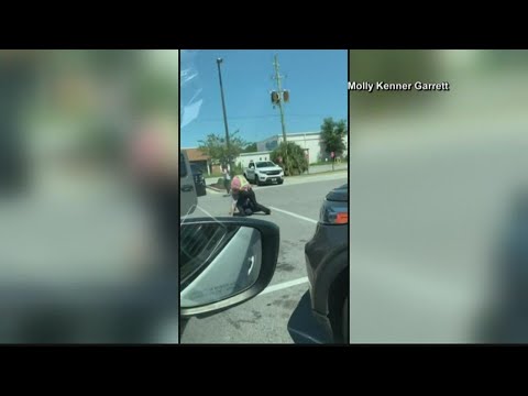 Chick-fil-A employee stops carjacking, helps woman with baby | Video