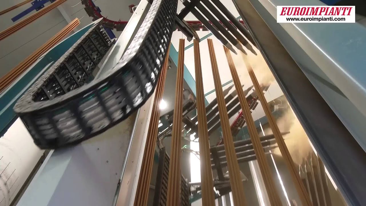 Vertical coating line - YouTube