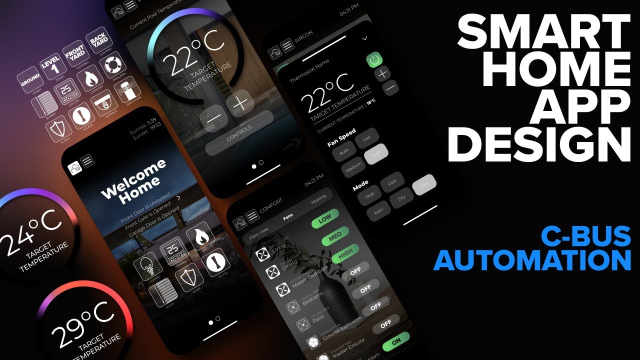 Custom App Designs for Incredible Smart Homes | Modern C-Bus Automation ...
