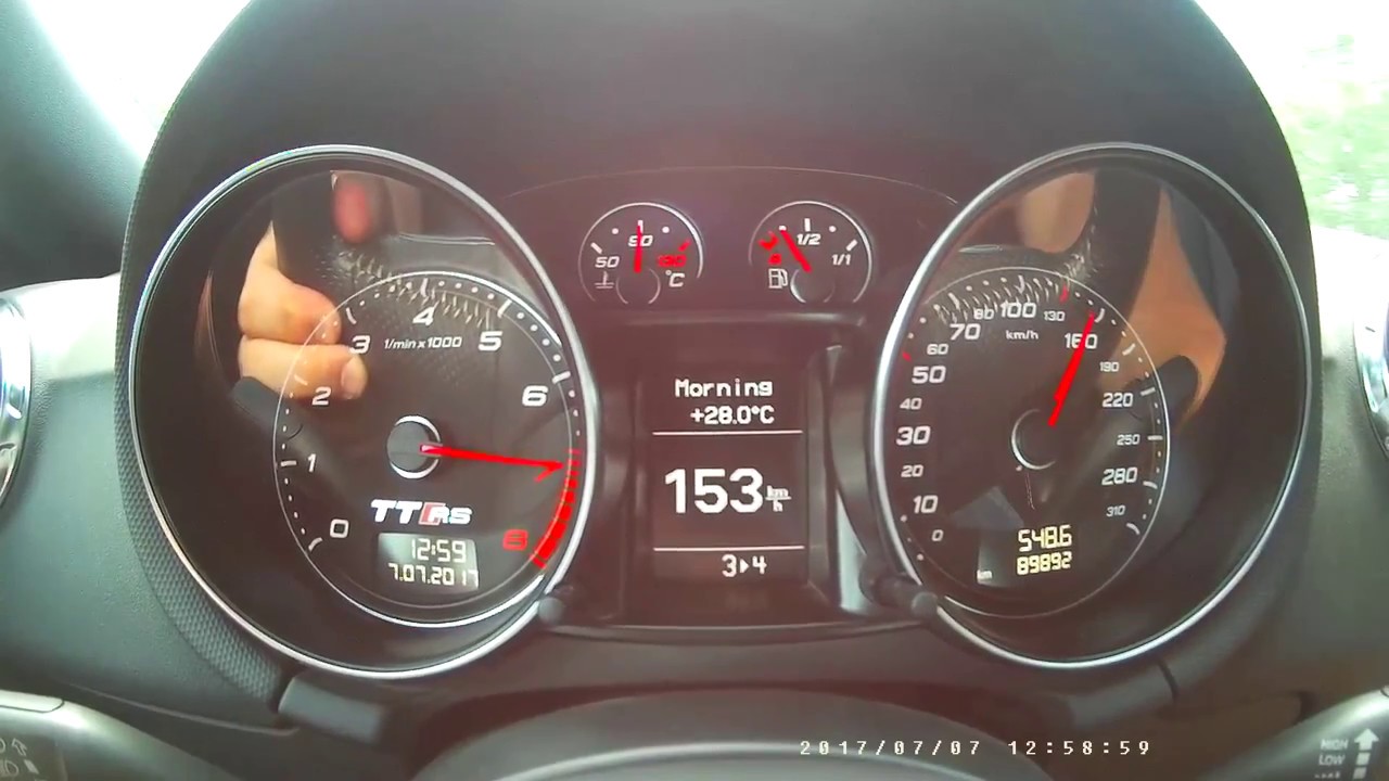 AUDI TTRS 100-200 roadster manual - YouTube