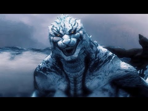 shinkalion movie:todas las escenas de snow godzilla - YouTube