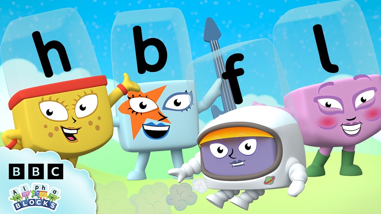 Letter Sounds H B F L 📚 | Lesson Four - Phonics Made Easy | Alphablocks ...