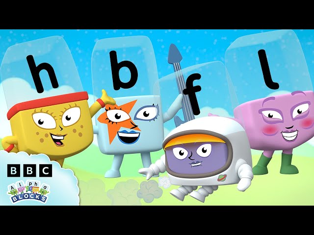Letter Sounds H B F L 📚 | Lesson Four - Phonics Made Easy | Alphablocks ...