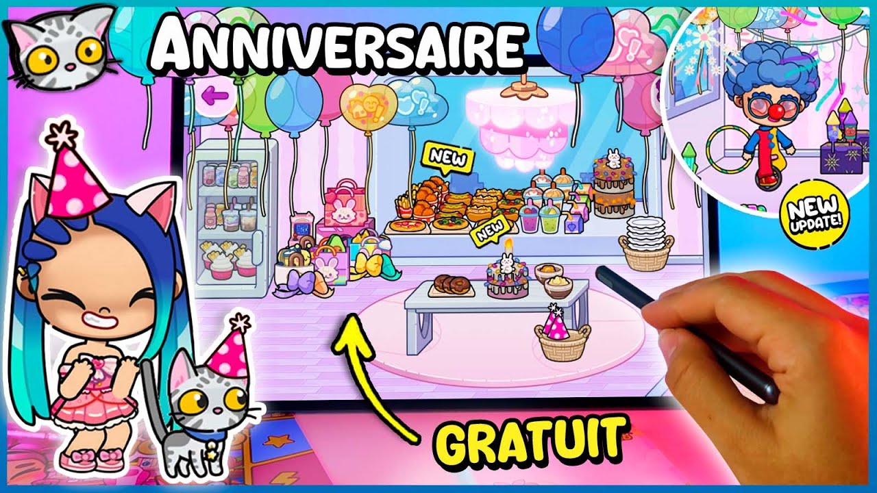 🎉 GRATUIT - Comment Décorer une FÊTE D’ANNIVERSAIRE dans Avatar World ...